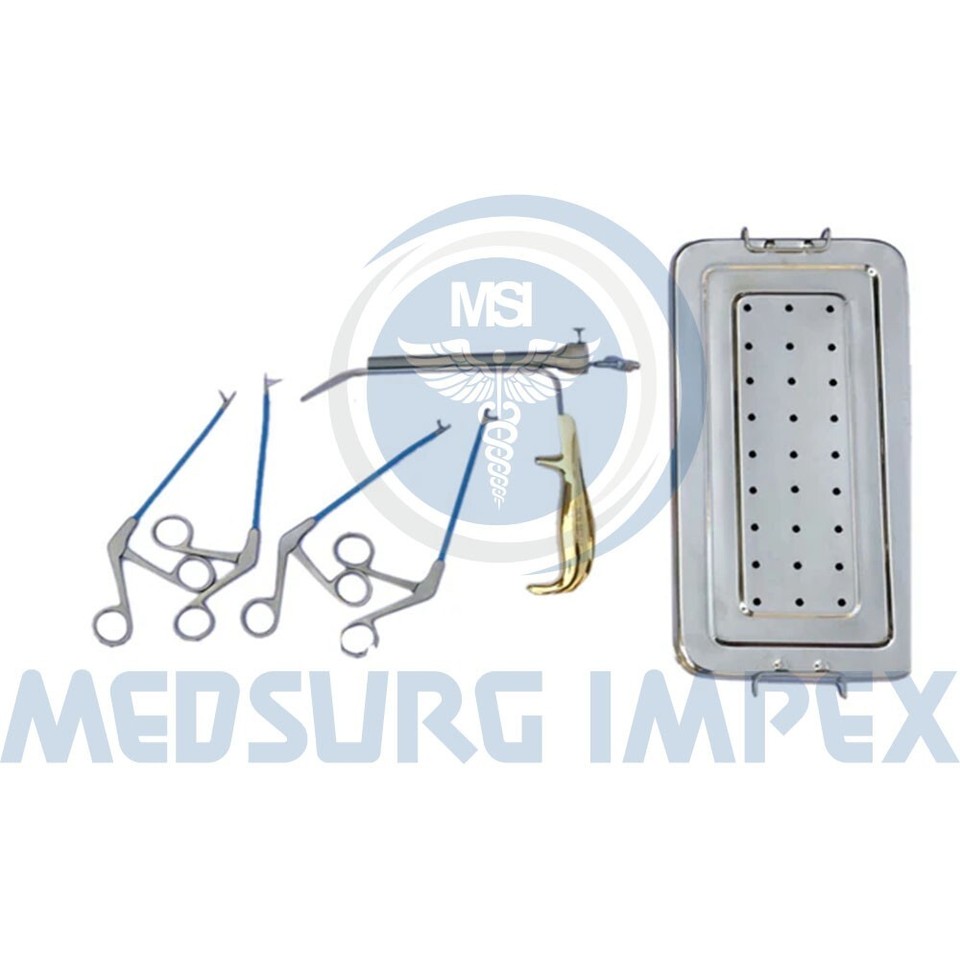 Hook Scissor & Grasping Forceps Set For Endoscopic Facelift Surgery ...
