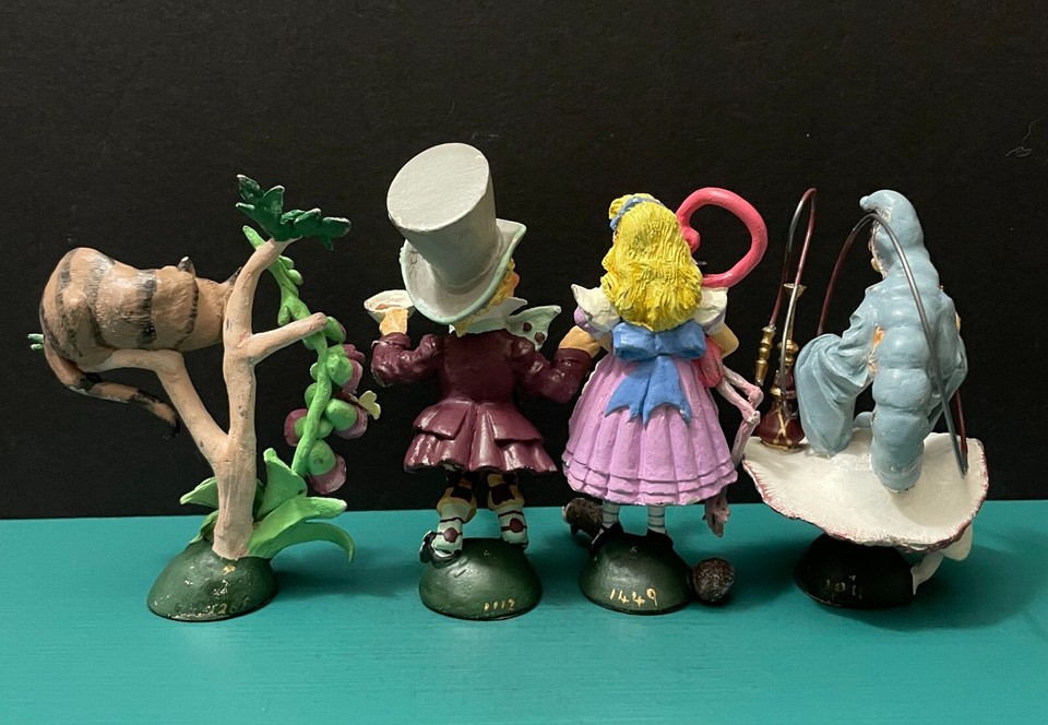Hamilton Disney Collection Pewter 11 Alice in Wonderland Diorama Mini ...