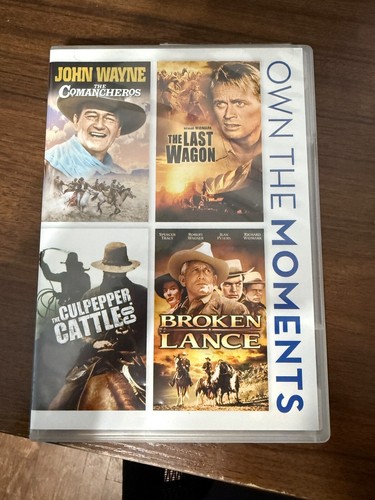 Comancheros/Last Wagon/Culpepper Cattle Co/Broken Lance (DVD, 2014 ...