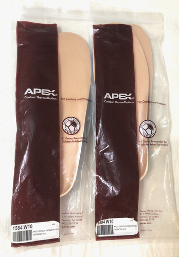NEW Womens Apex Contour Thermothotics #1584 Size W10 Diabetic Insoles 1 ...