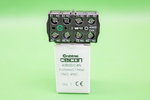 Crabtree Ceicon 40600/C4N C7 Auxiliary Relay Block ONO 4NC (BZ3) | eBay UK