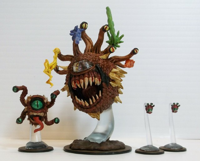 D&D Nolzur’s Marvelous Miniatures Beholder Gazer & Spectator Painted by ...