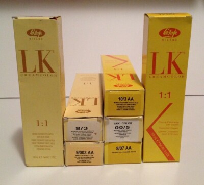 LISAP Milano LK Cream Color PERMANENT YOUR CHOICE Series 00 - 10 | eBay