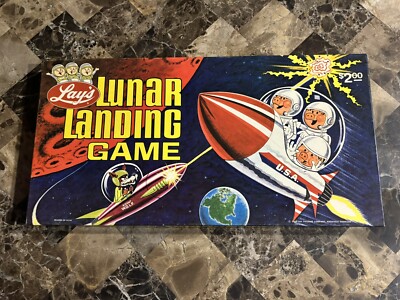VINTAGE 1969 NEW AND UNUSED LAY'S ADVERTISING LUNAR LANDING GAME NEAR ...