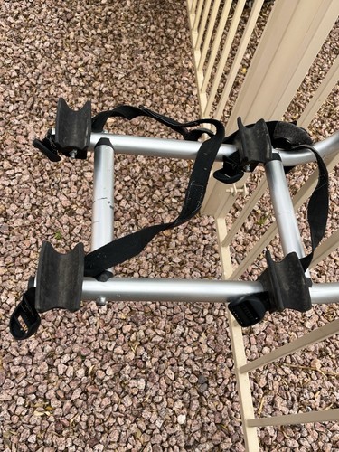 Camco Aluminum RV Ladder Bike Rack With Velcro Straps Holds Two ...