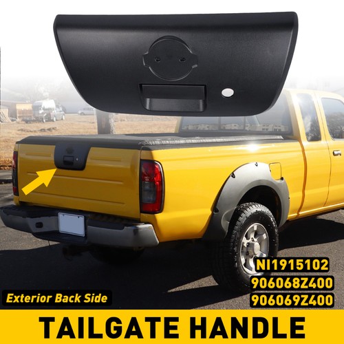 Fit For 01-04 Nissan Frontier Tailgate Handle with Bezel & Keyhole ...