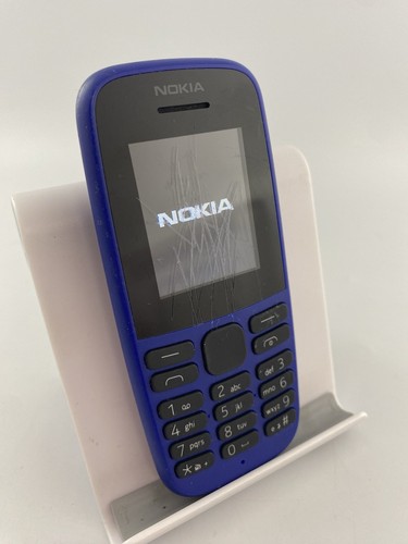Nokia 105 2019 Dark Blue Dual SIM 4MB 1.77" Mobile Button Phone Fault # ...