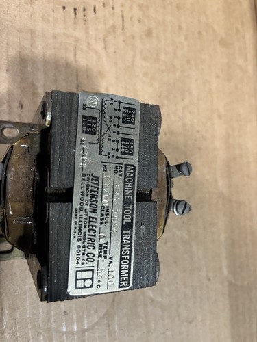 Jefferson Electric Machine Tool Transformer Cat#636-2431 | eBay