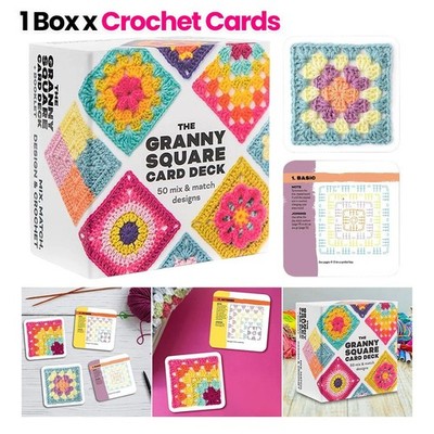 The Granny Square Card Deck 50 Mix & Match Designs, Square Card Deck ...