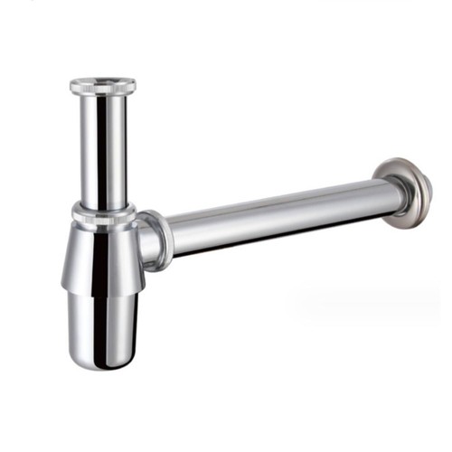 Chrome Bottle P Trap 1-1/4 inch Basin Sink Waste Drain Adjustable ...