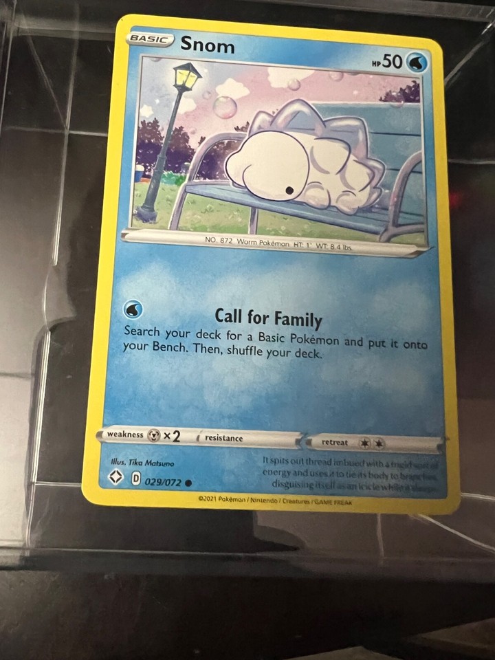 The Rarest Pokemon Snom Card God Shining Fate MT Beckett 9.0 POP 1 | eBay