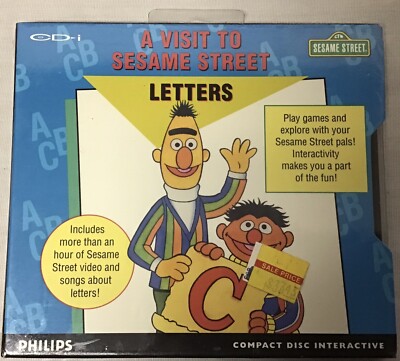 A Visit To Sesame Street Letters CD-Interactive New In Plastic Wrapper ...