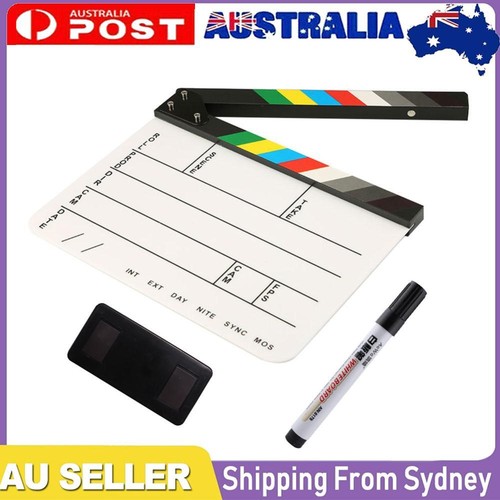 Director Video Scene Colorful Clapperboard TV Movie Film Action Clapper ...