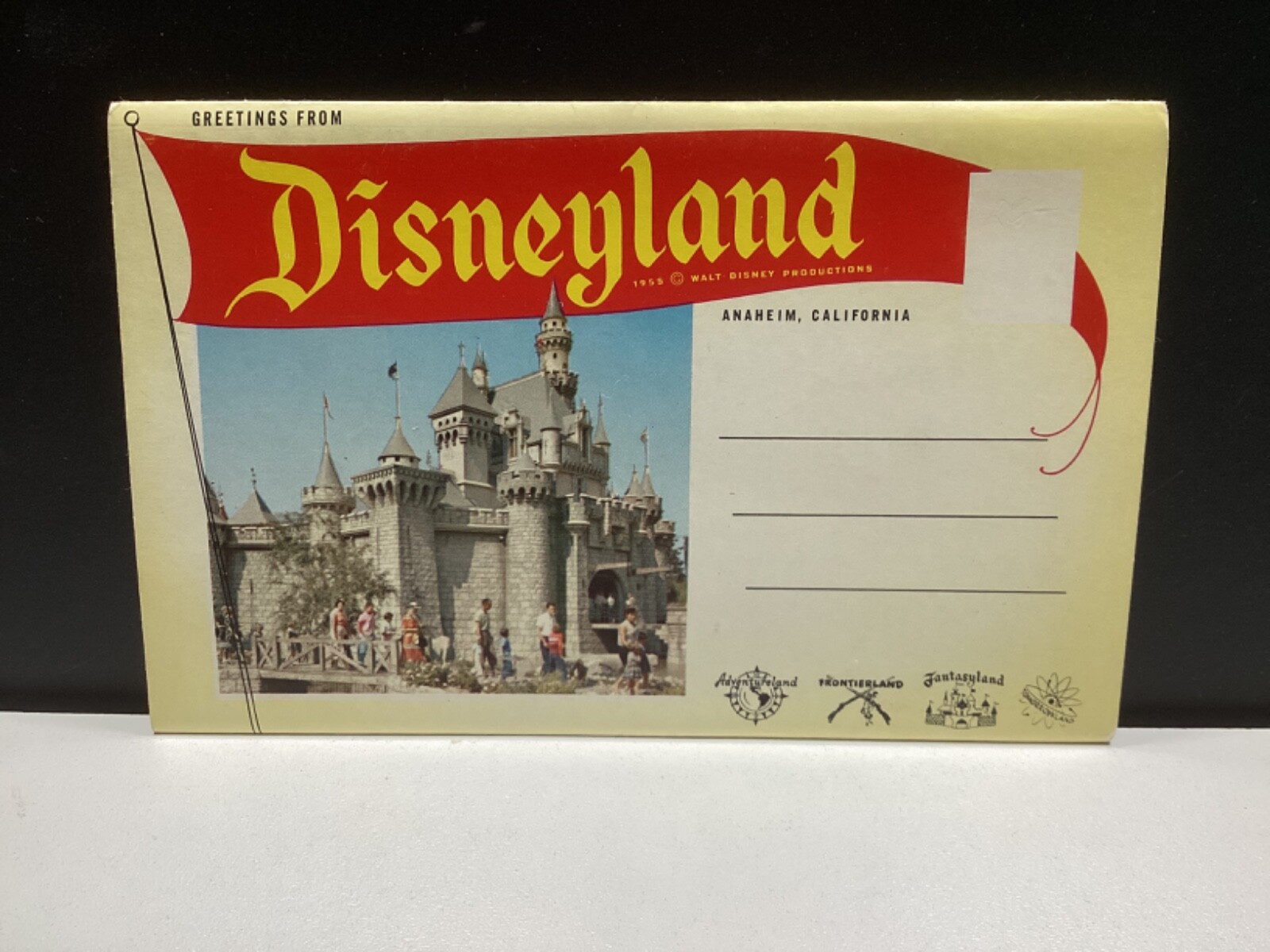 1955 Disneyland Fold Out Picture Book | eBay