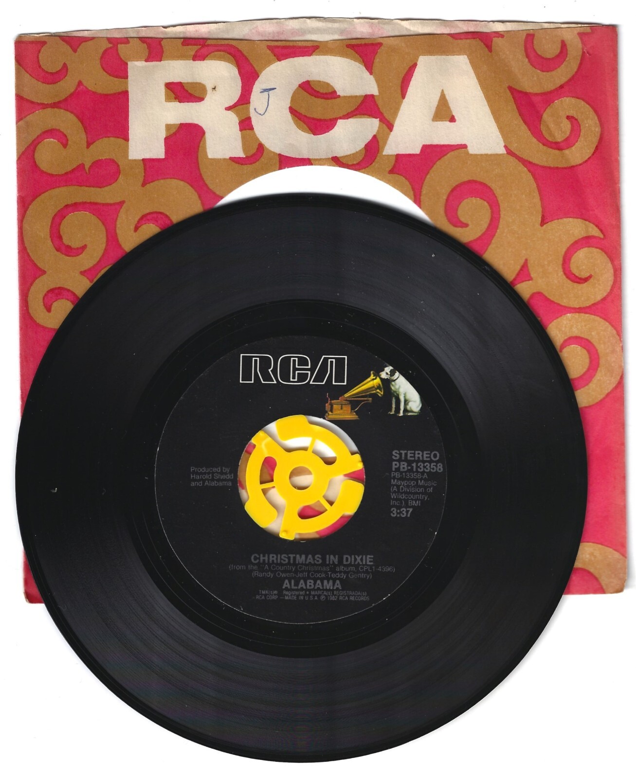 ALABAMA Christmas in Dixie 45 RPM 7" Vinyl Record; RCA Records | eBay