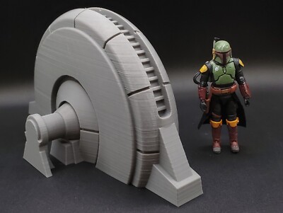CUSTOM HOTH SHIELD GENERATOR for 3.75" 1:18 SCALE STAR WARS FIGURE ...