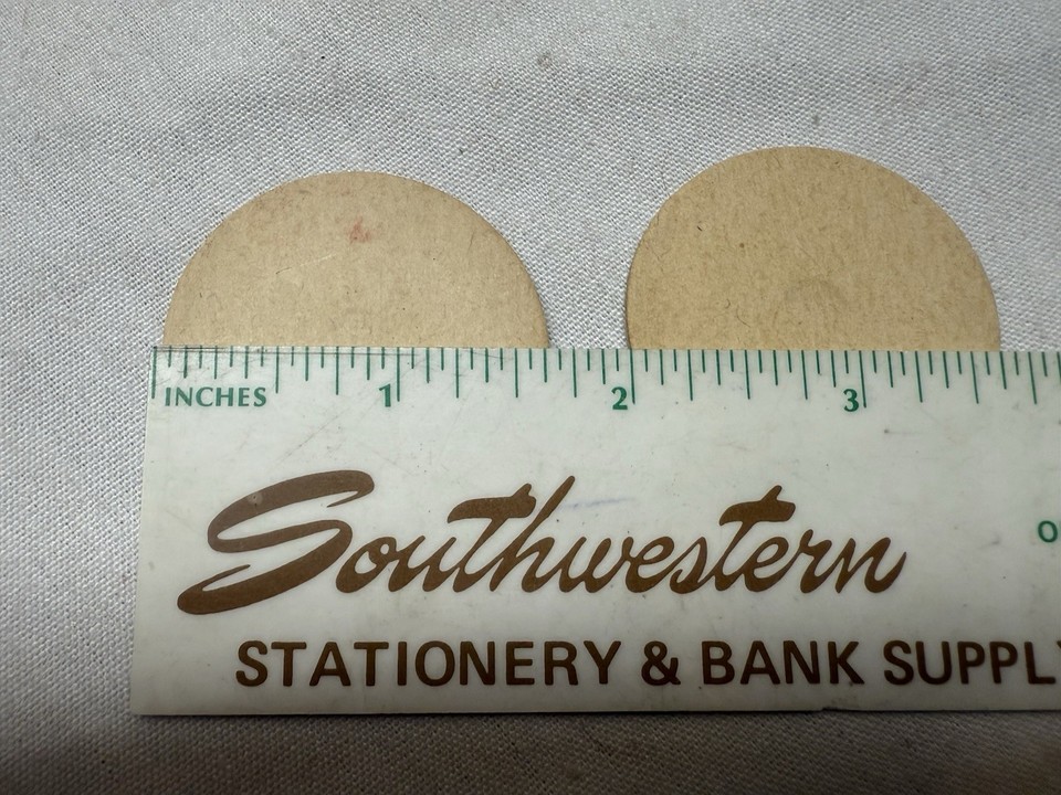 Old Pure Fresh Milk Cream Cardboard Bottle Cap Coins WASH BOTTLE RETURN ...