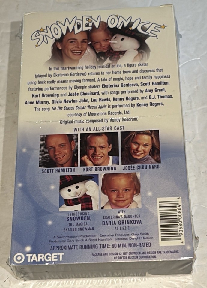 Vintage Snowden on Ice Smith•Hemion 1997 VHS/VCR Tape Unopened ...