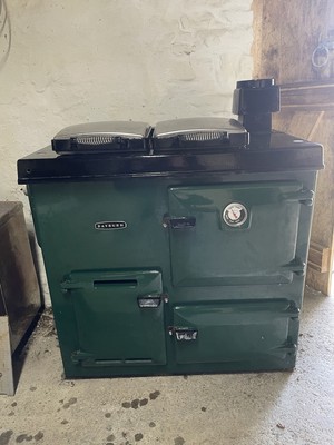 Rayburn Gas Cooker Bottle Green | eBay UK