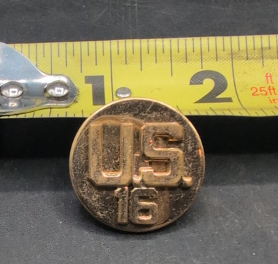 WW2/II US Army 16th Regiment US enlisted collar disc unmarked | eBay