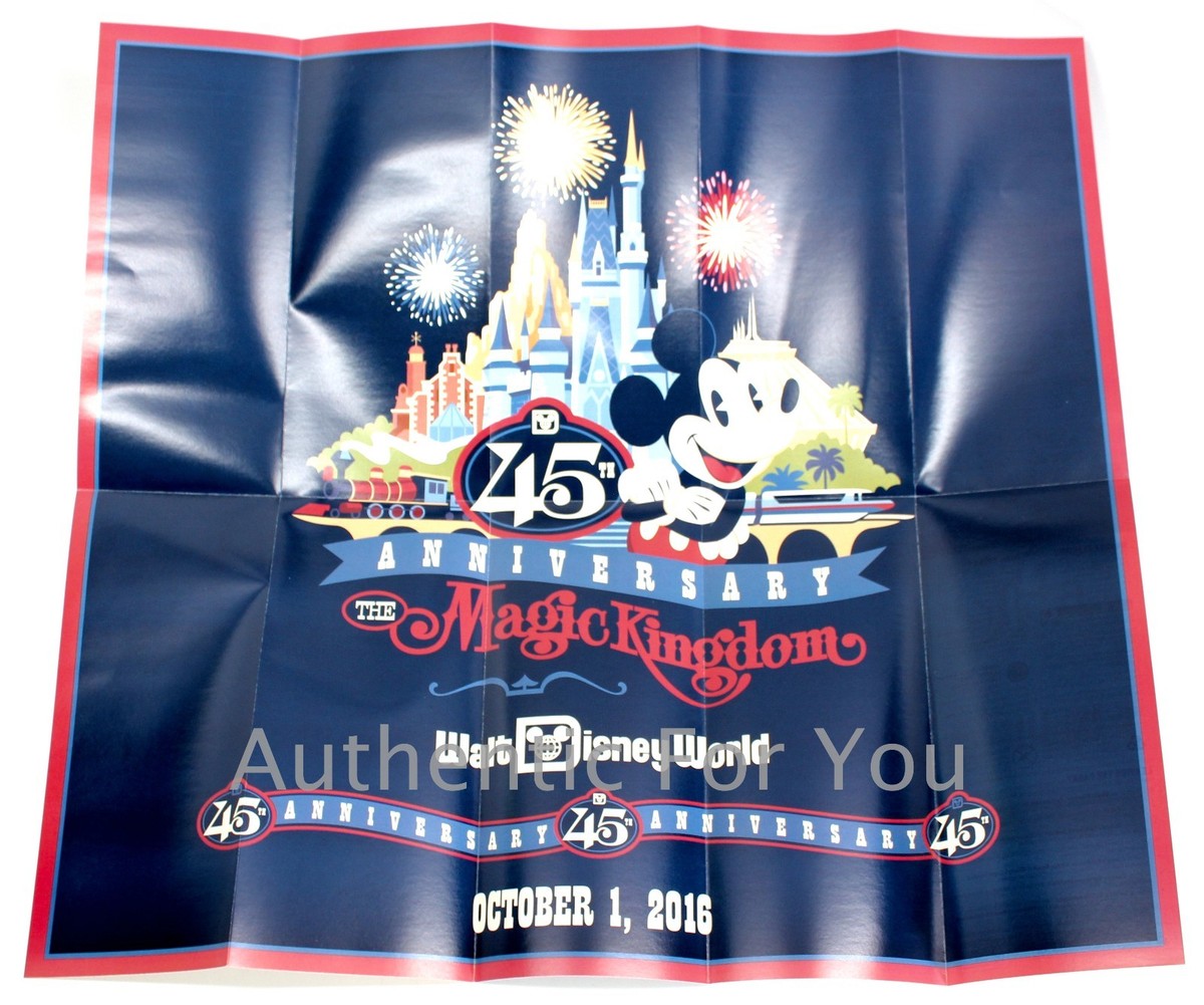 Magic Kingdom At Walt Disney World 2016 Park Map