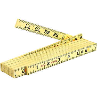 6’ Carpenter’s Ruler, Rhino Rulers Fiberglass Folding Ruler | eBay
