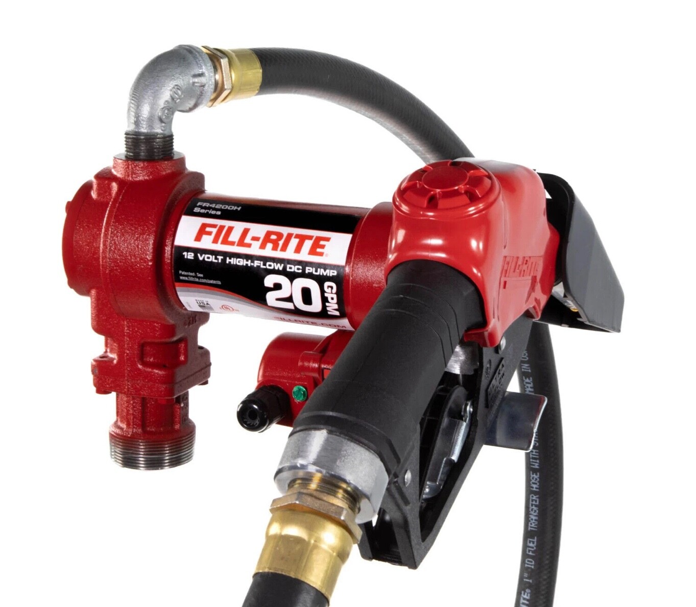 Fill-Rite FR4210GB Fuel Transfer Pump with Nozzle for sale online | eBay