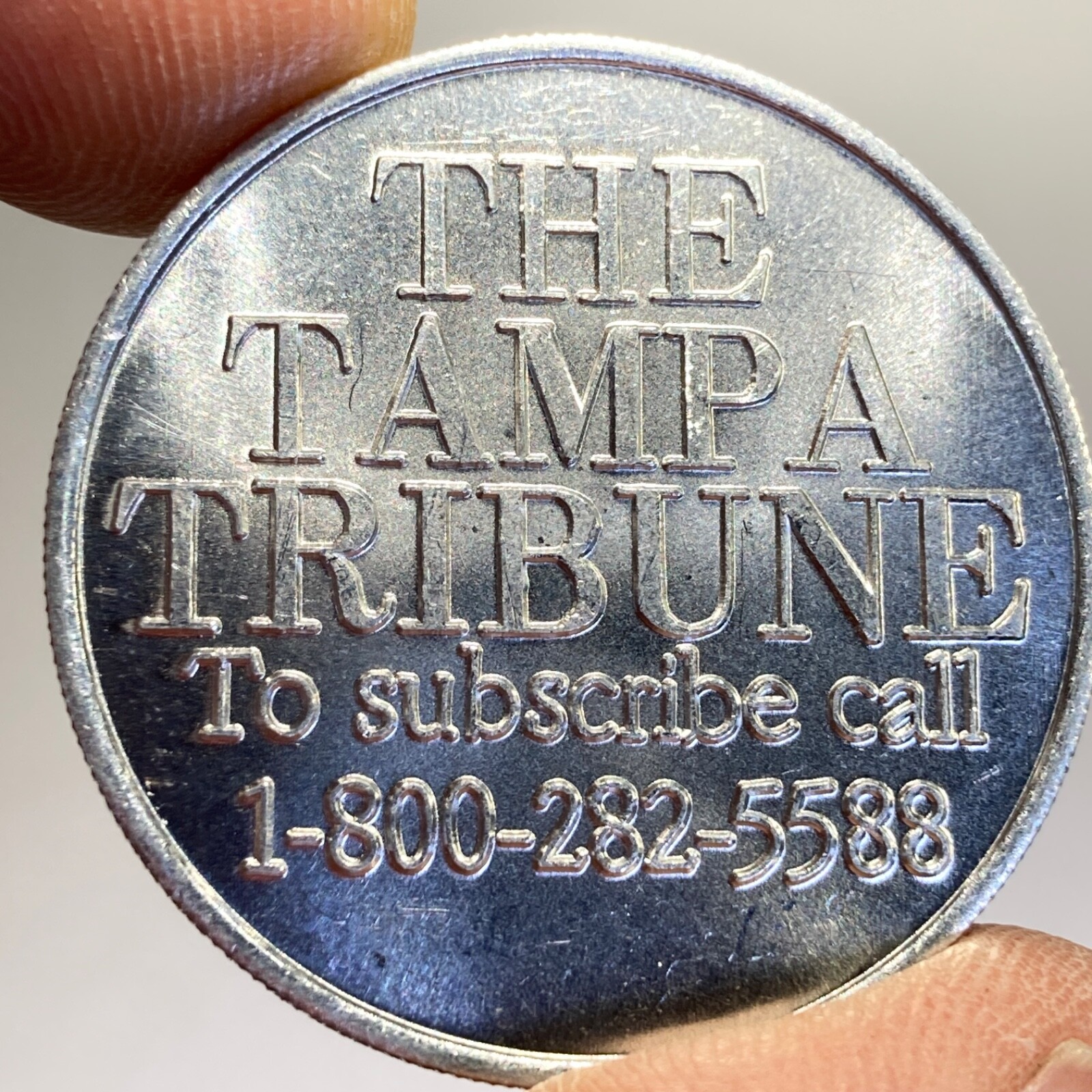 Universal Studios Florida Opening Token Coin 1990 Tampa Tribune ...