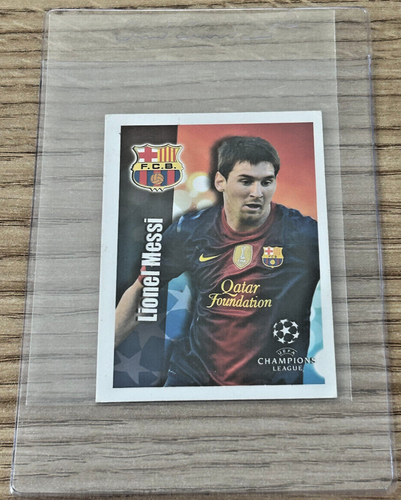 Rare Card Lionel Messi Barcelona Champions League 2013 Greek | eBay