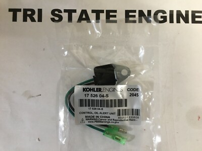 Genuine OEM Kohler - 17 526 04-S 17 526 01-S - CONTROL, OIL ALERT UNIT ...