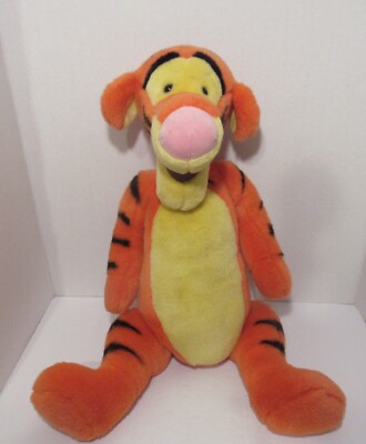 The Disney Store Winnie The Pooh Tigger 19", Orange/Yellow Soft Plush ...