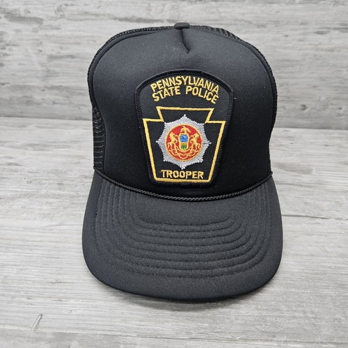 Vintage Pennsylvania State Police Trooper Hat Snapback Cap San Sun ...