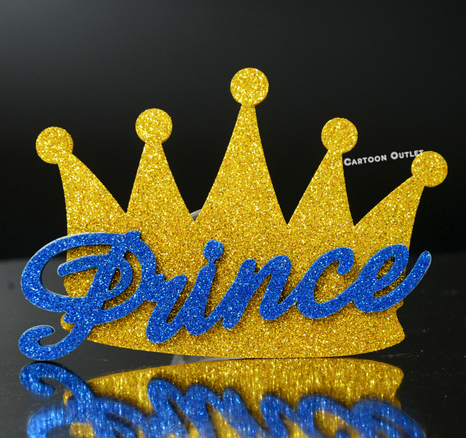 10 FOAM CROWN PARTY FAVORS GOLD CROWN PRINCE BABY SHOWER RECUERDOS It'a ...