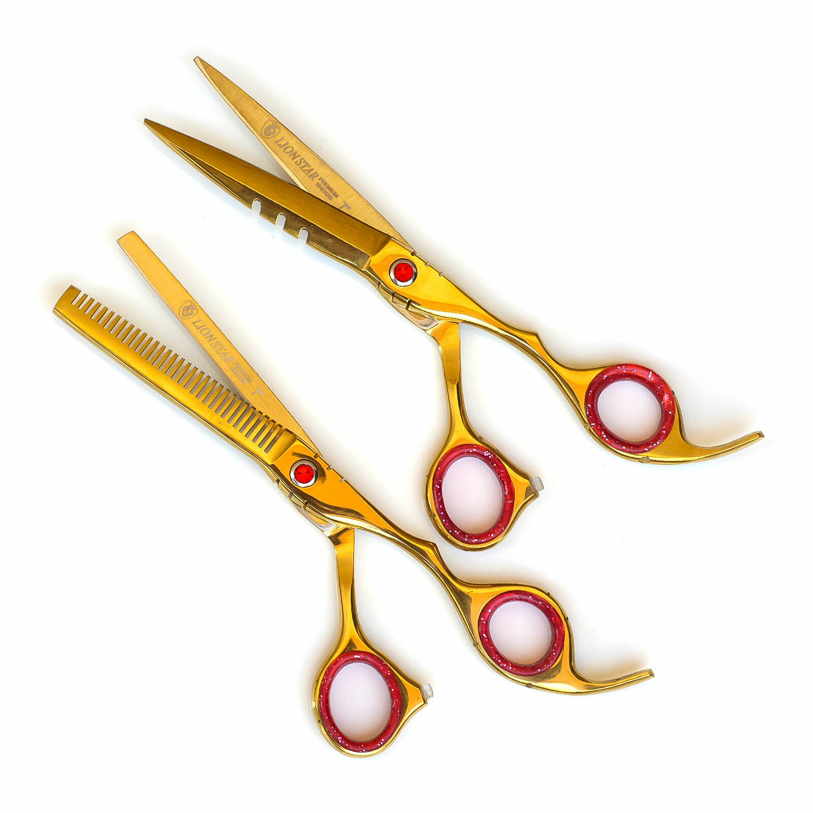7" Professional Hair Cutting Japanese Scissors Thinner Barber Razor ...