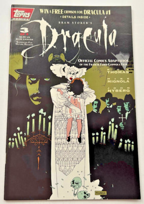 Bram Stoker's Dracula #3 Topps Comic Book 1992 Horror Movie Adaptation ...