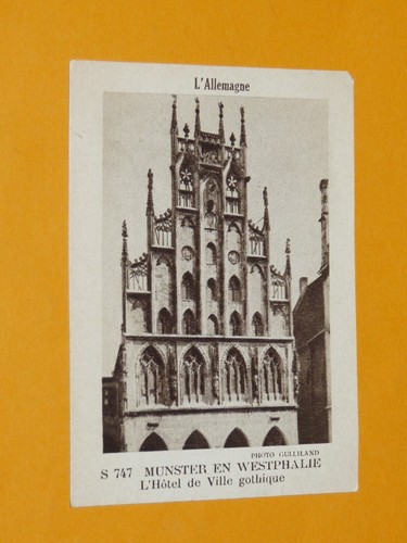 IMAGE 1932 VACHE QUI RIT ALLEMAGNE MÜNSTER WESTPAHLIE HOTEL DE VILLE ...