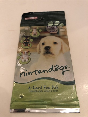Nintendogs 6 -Card Fun Pack Collectible Trading Cards Bonus Tattoos ...