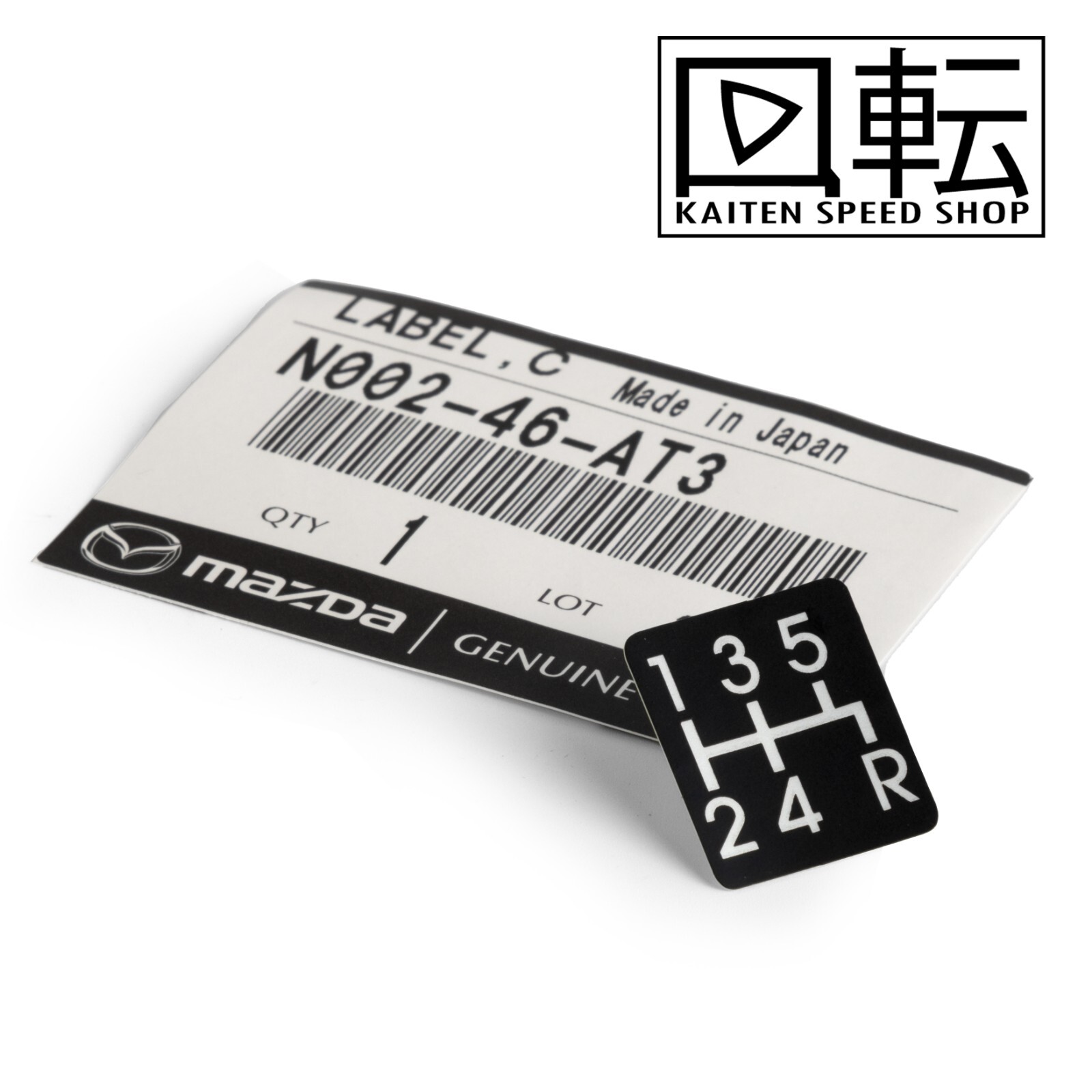 Genuine+Mazda+Eunos%2FMX5+5+Spd+Label.+.+N002-46-AT3 for sale online | eBay