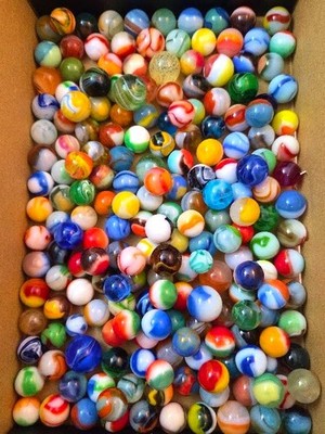 Vintage Collection of Vintage Marbles, Vintage Marbles Vitro, Akro ...