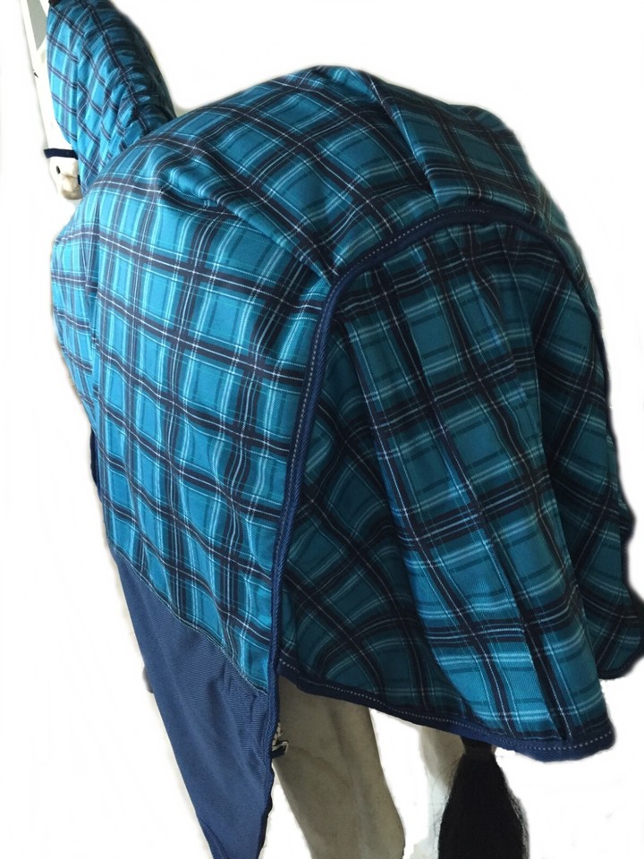 AXIOM 1800D BALLISTIC BLUE CHECK/NAVY 300G FILL SUPER TOUGH WINTER ...