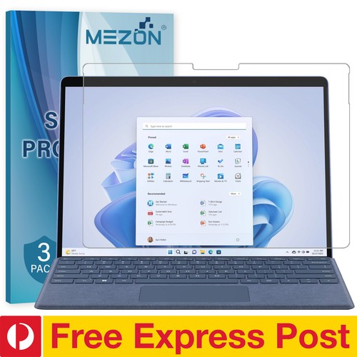 [3 Pack] MEZON Microsoft Surface pro 10 (13") Clear Film Screen ...