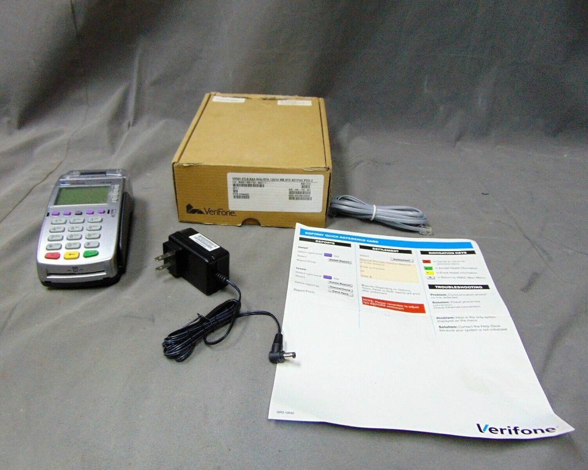 Vx 520 Credit Card Machine Credit Card POS Terminal Stand For VeriFone