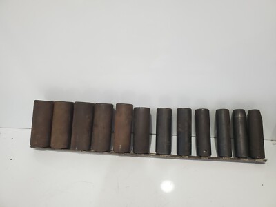 Heavy Duty Proto Professional Deep Impact Sockets 12 P/C Set U.S.A ...