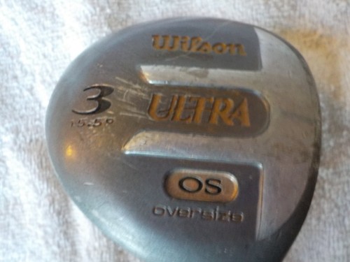 A Used Wilson Ultra, Oversize 15.5 Degree Loft #3 Fairway Clib W ...