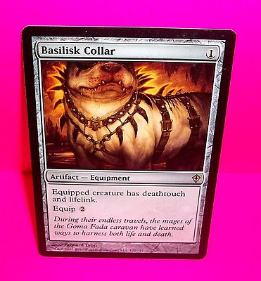 BASILISK COLLAR Worldwake Artifact Magic The Gathering Card MTG 2010 ...