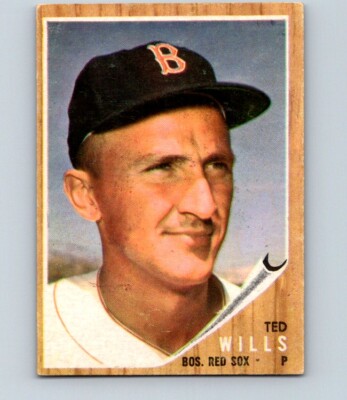 1962 TOPPS BASEBALL #444 TED WILLS MID GRADE IC | eBay
