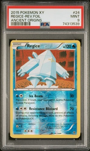2015 Pokémon XY Ancient Origins Regice Reverse Holo PSA 9 #24 Mint | eBay