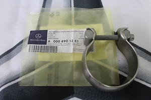 Genuine Mercedes-Benz Central Exhaust Clamp 65mm A000490124128 NEW | eBay