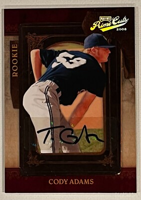 2008 Donruss/Playoff Prime Cuts CODY ADAMS Auto/Signed #133 RC Rookie ...