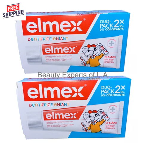 4 PACK Elmex Kids For Ages 3 - 6 50ml | eBay
